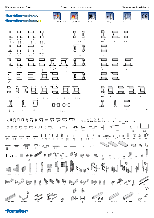 forster unico : systèmes de profilés en acier et en acier inox ...